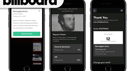 Pandora-Owned Ticketfly Partners With Lyte